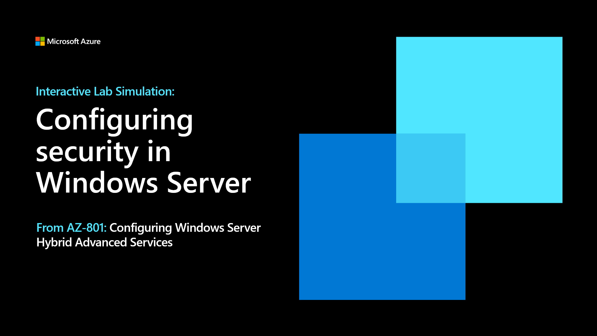 AZ-801 Lab Simulation - Configuring security in Windows Server