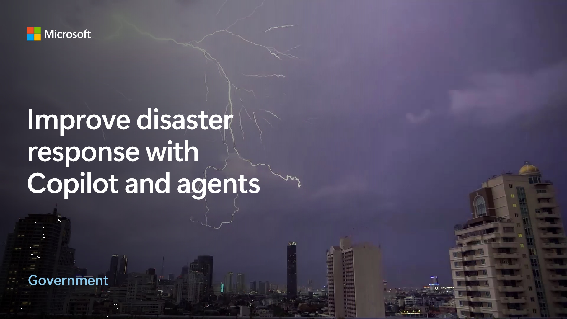 Improve disaster response with Copilot and Agents
