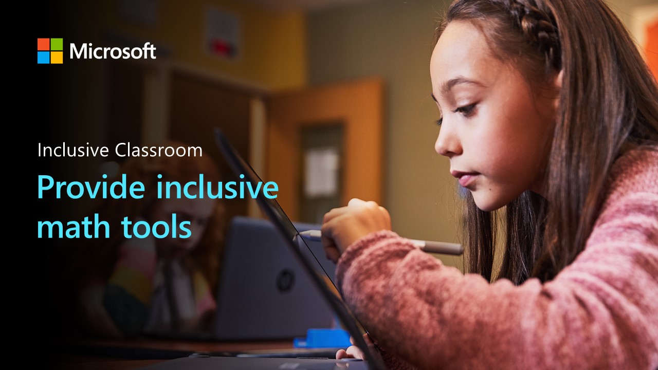 Provide inclusive math tools